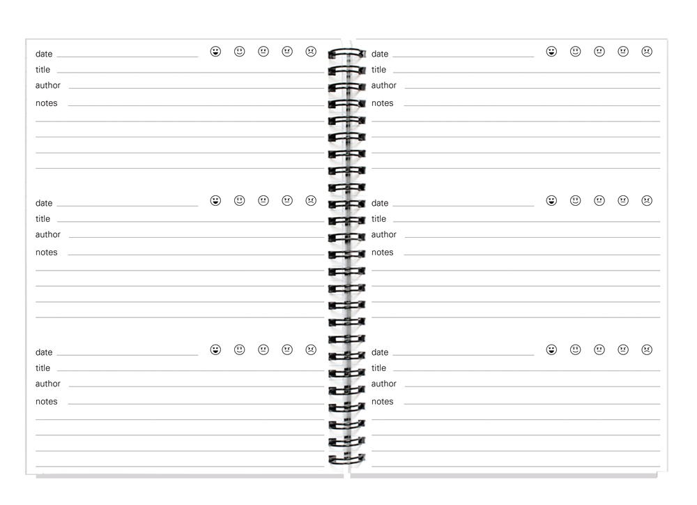 personalized reading diary